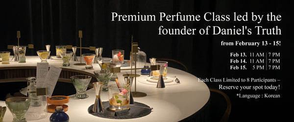 Exclusive premium perfume class led by the founder and perfume master